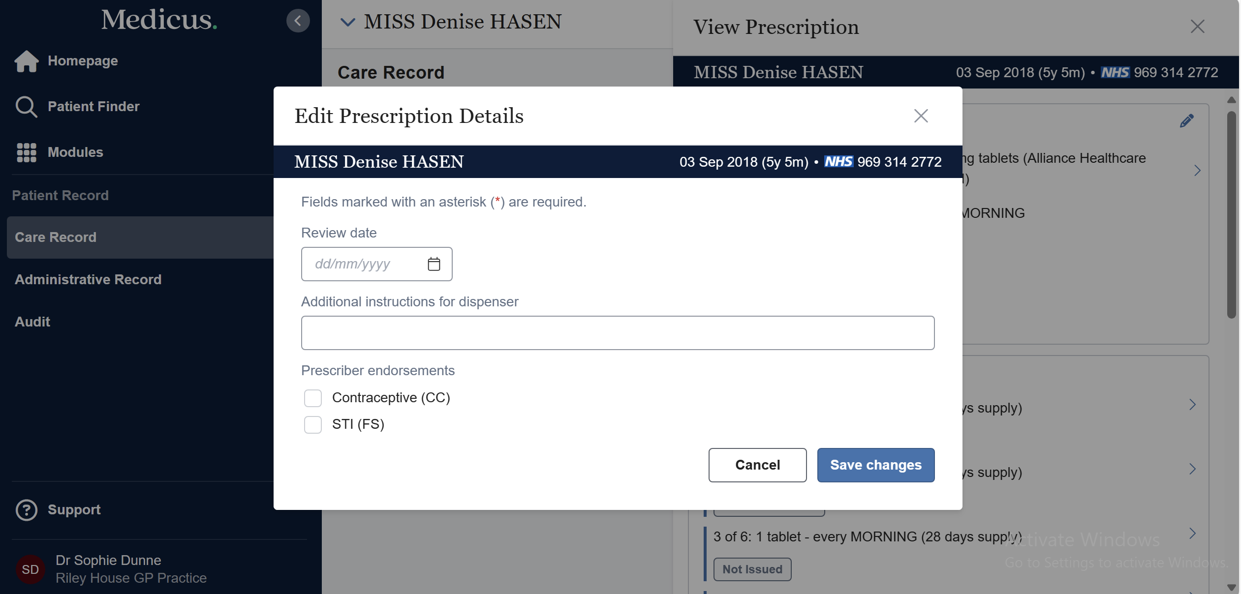 How to Edit a Prescription – Medicus Help Centre