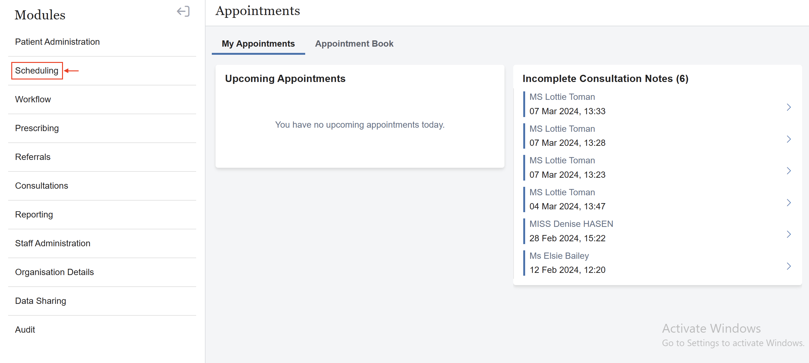Adding a New Appointment Provider to Enable Cross-Organisation Appointments – Medicus Help Centre