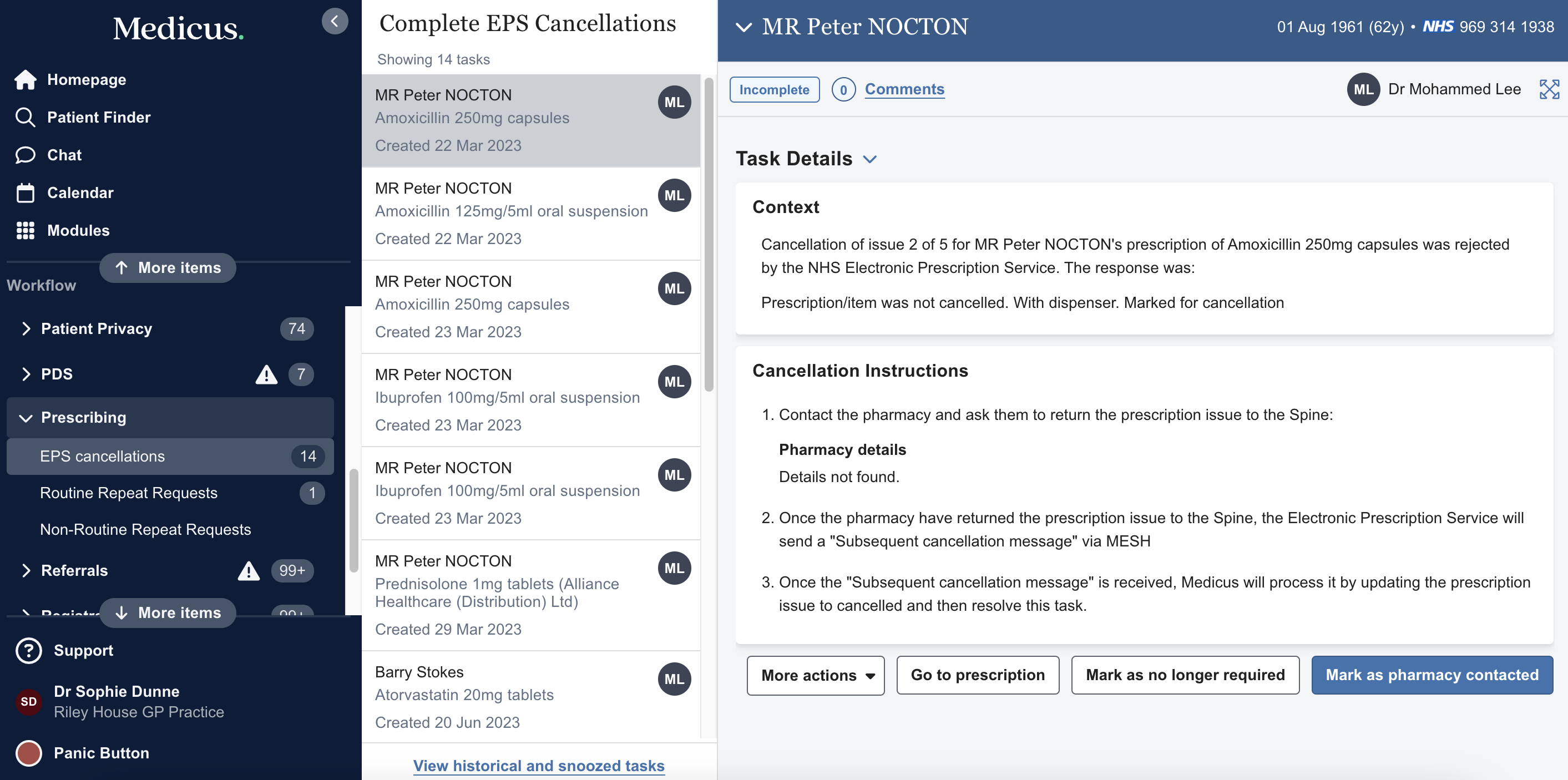 Changing the Drug or Dosage of a Prescription – Medicus Help Centre