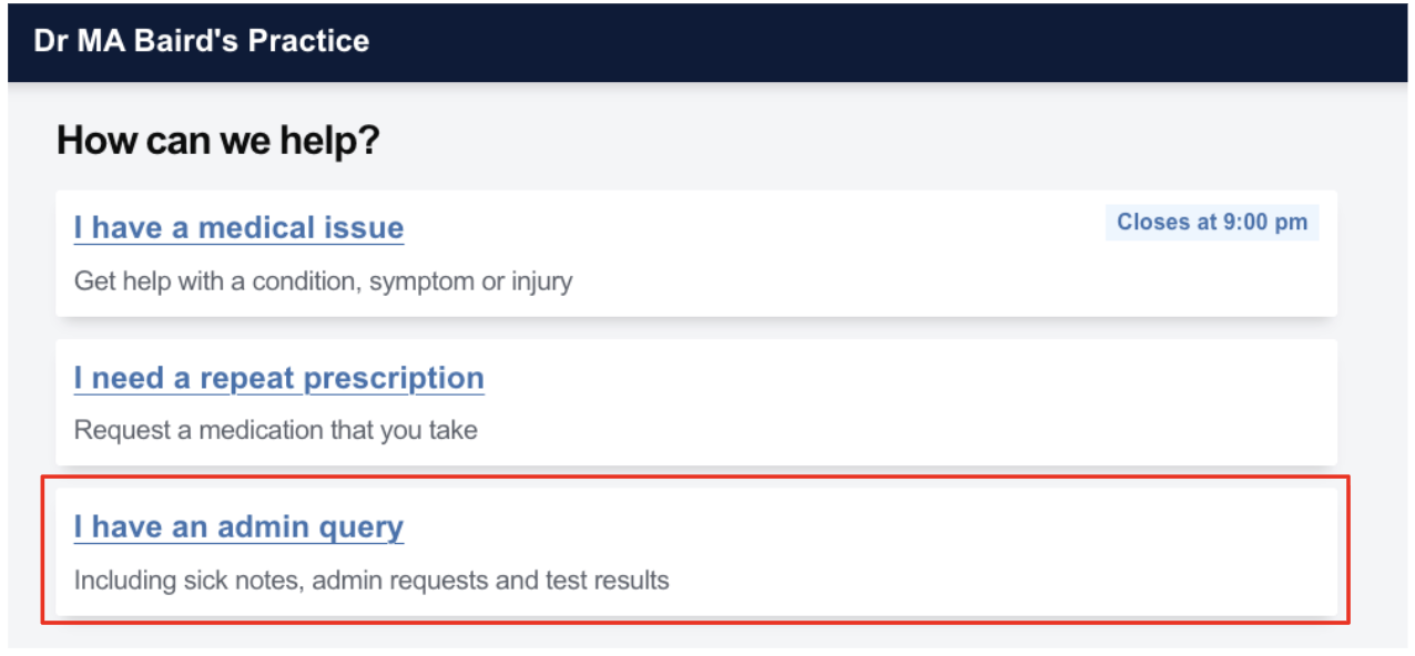 Receiving and Actioning Patient Admin Requests – Medicus Help Centre